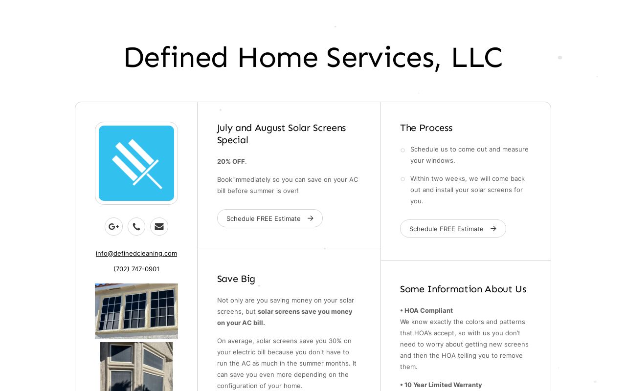 Defined Home Services, LLC